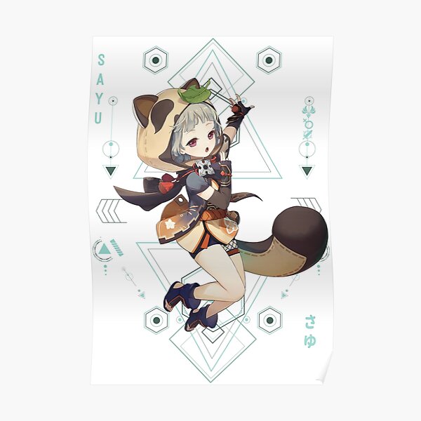 "Sayu Sacred Geometry | Genshin Impact" Poster for Sale by B-love ...