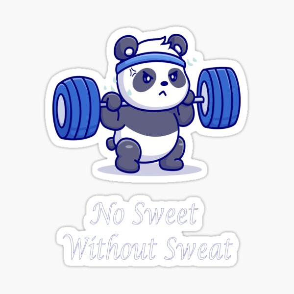"No sweet without sweat" Sticker for Sale by IbrahimAlsuradi | Redbubble