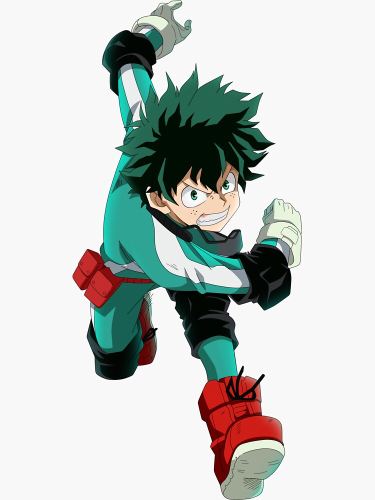 "Deku | Detroit Smash!!!" Sticker for Sale by KrusherUS1338 | Redbubble