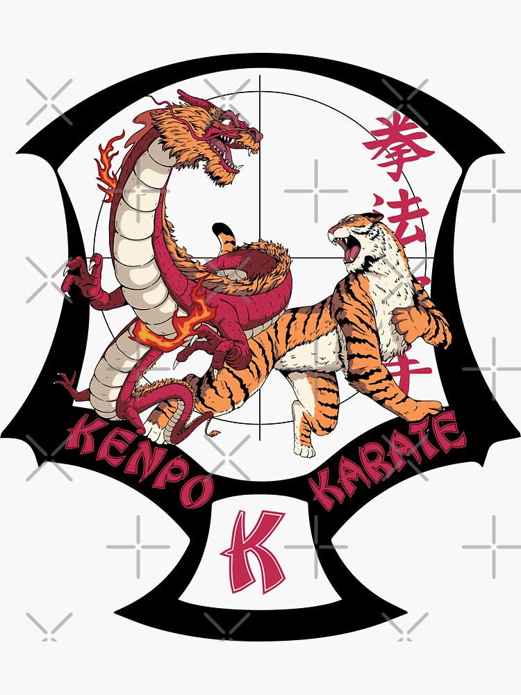 "Kenpo Karate Martial Arts Self Defence" Sticker for Sale by MasterKlaw ...