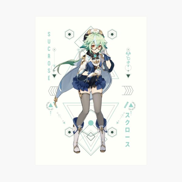 "Sucrose Sacred Geometry | Genshin Impact" Art Print for Sale by B-love ...