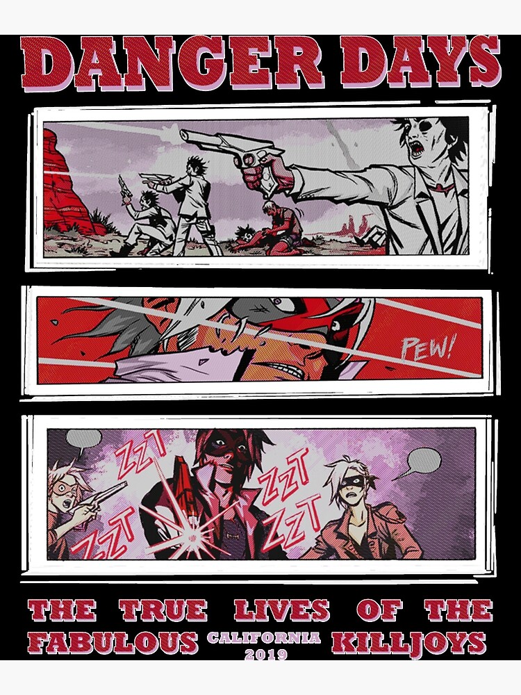 "Danger Days Vintage Comic " Poster for Sale by HarveyWickwire | Redbubble