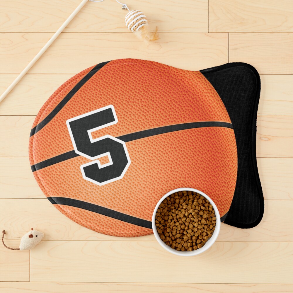 "Basketball ball number 5, five" Sticker for Sale by TheCultStuff ...