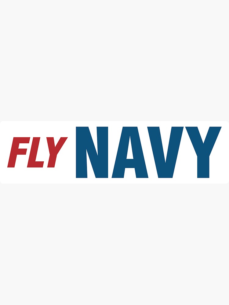 "Fly Navy" Sticker for Sale by quickmarch | Redbubble