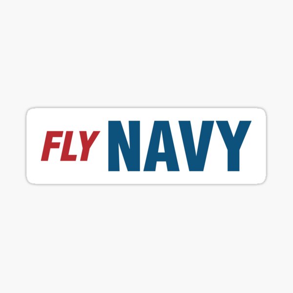 "Fly Navy" Sticker for Sale by quickmarch | Redbubble