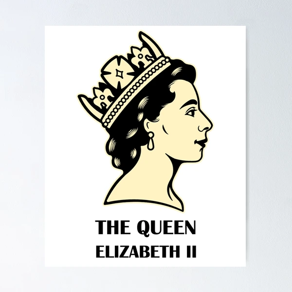 Queen Elizabeth Stencil