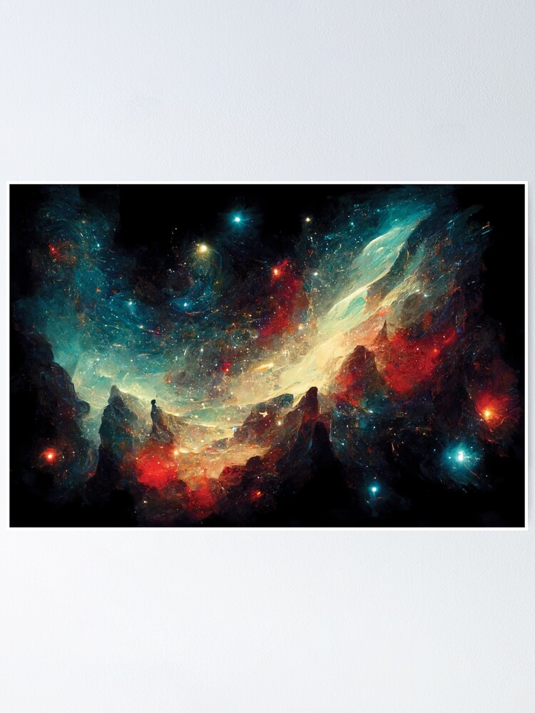 "80's Space Illustration" Poster for Sale by FormlessAbyss | Redbubble