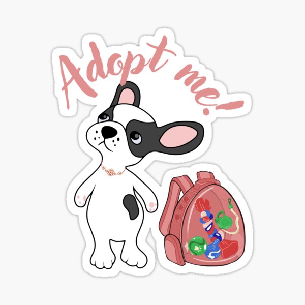 "ADOPT ME!" Sticker for Sale by Vucko021 | Redbubble