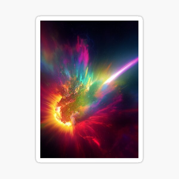 "Aries Nebula" Sticker by Jpeg_4ttic Art | Redbubble