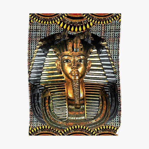 "pharaohs mask of tutankhamun" Poster for Sale by MEXART2 | Redbubble