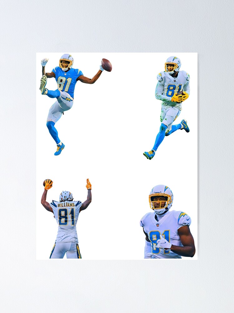"Mike Williams Sticker Pack " Poster for Sale by loyalistwhiz | Redbubble