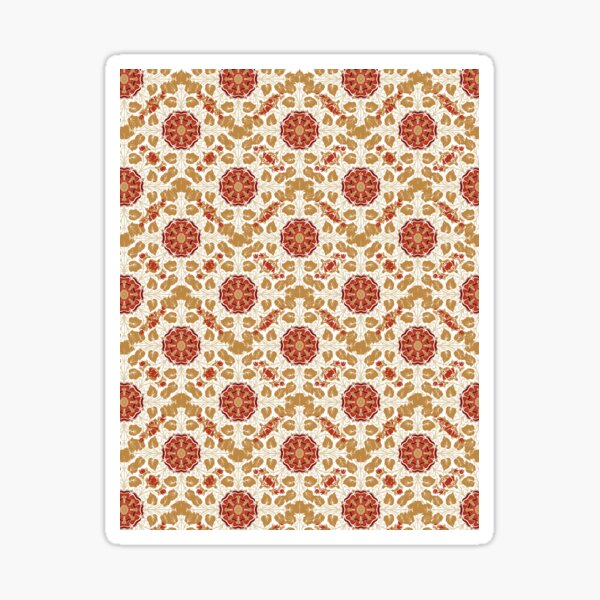 "Traditional patterns" Sticker for Sale by MYWMC | Redbubble