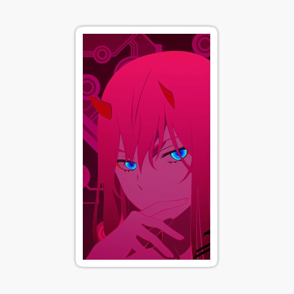"Zero Two" Sticker for Sale by risumei | Redbubble