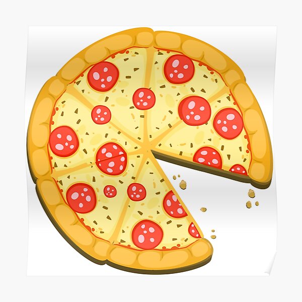 "Pizza dad" Poster for Sale by Teepack | Redbubble