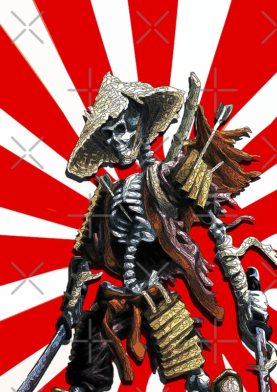 "death of a samourai" by waxmonger | Redbubble