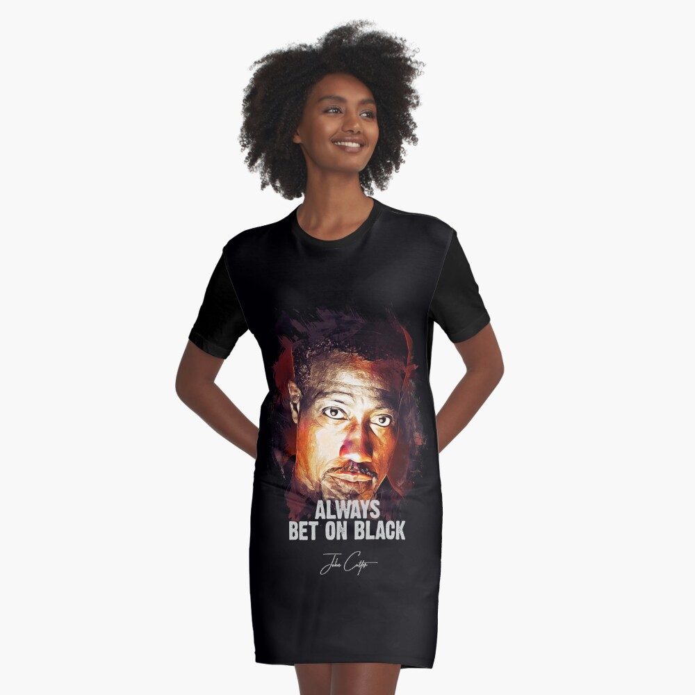 Always Bet On Black John Cutter Passenger 57 Wesley Snipes Graphic T Shirt Dress For