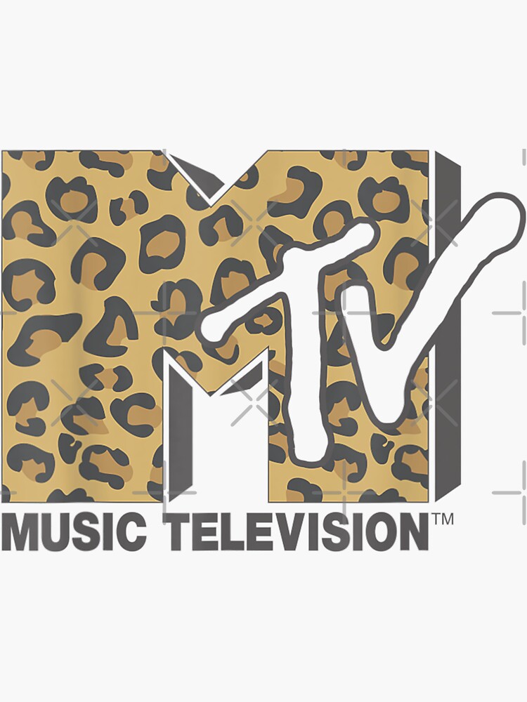 "Classic Leopard Print Logo" Sticker for Sale by ConnorRossow | Redbubble