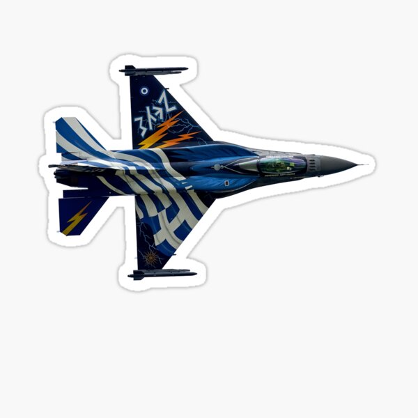 "Demo Team Zeus Lockheed Martin F-16C Fighting Falcon" Sticker for Sale ...