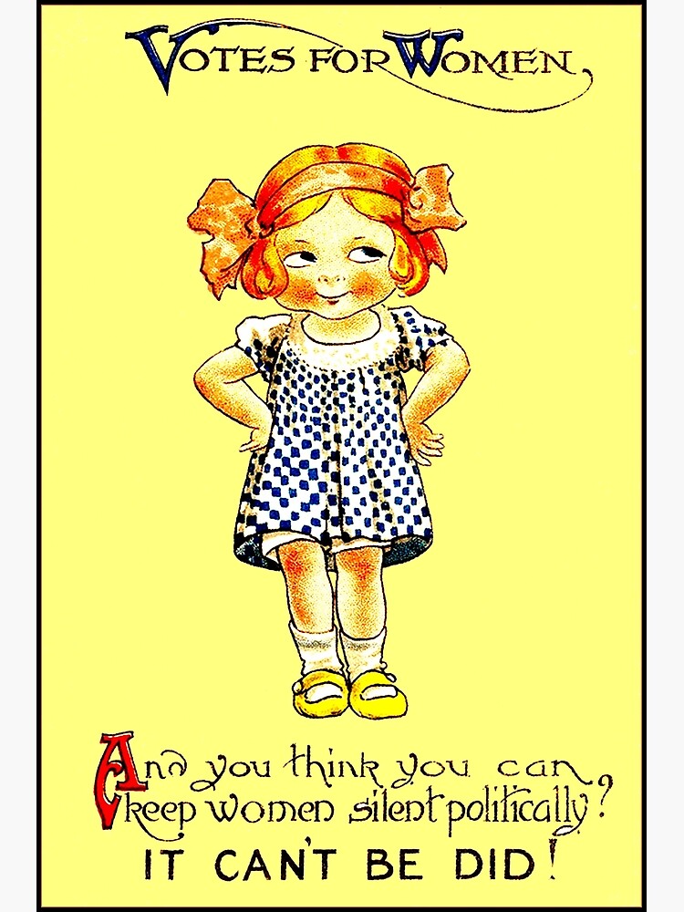 ""WOMENS SUFFRAGE" Vintage (1930s) Advertising Print" Poster for Sale ...