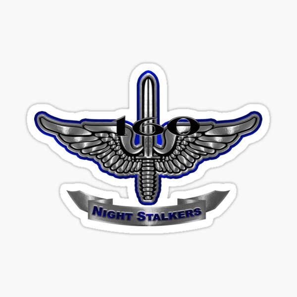 "160th Special Operations Aviation Regiment “NIGHTSTALKERS”" Sticker ...