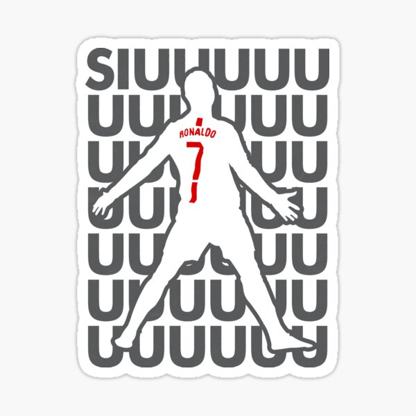 "Cristiano Ronaldo 7" Sticker for Sale by salleynhoose | Redbubble