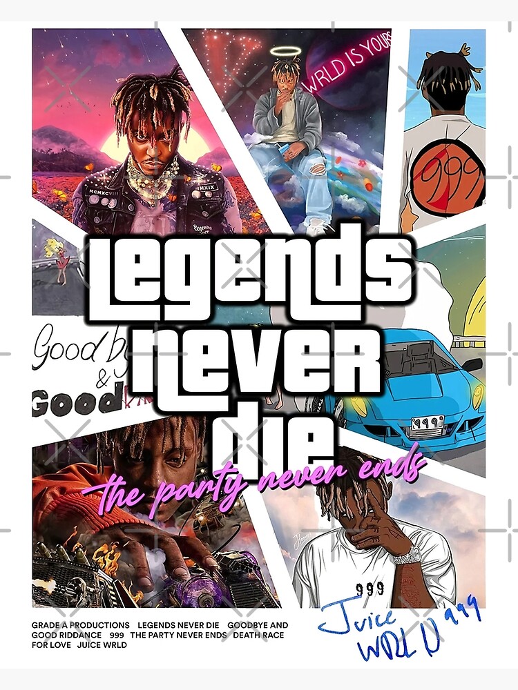 "Collage - Legends Never Die" Poster for Sale by danielcharless | Redbubble