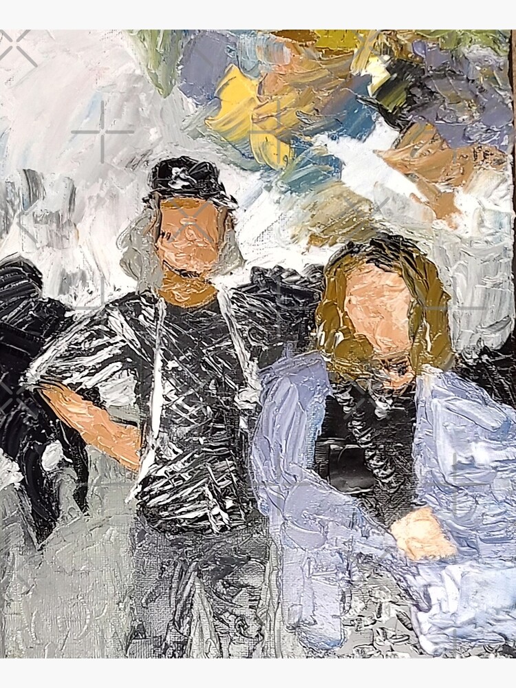 "A Couple Oil Painting" Poster for Sale by Nevermind-artss | Redbubble