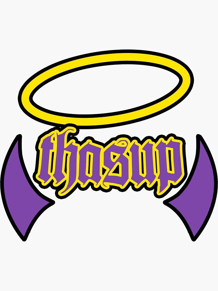 "thasup merch" Sticker for Sale by Hafshirt | Redbubble