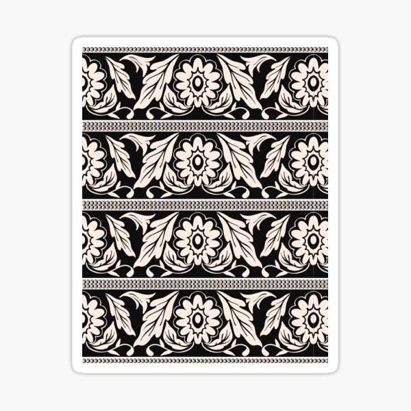 "Traditional patterns" Sticker for Sale by MYWMC | Redbubble