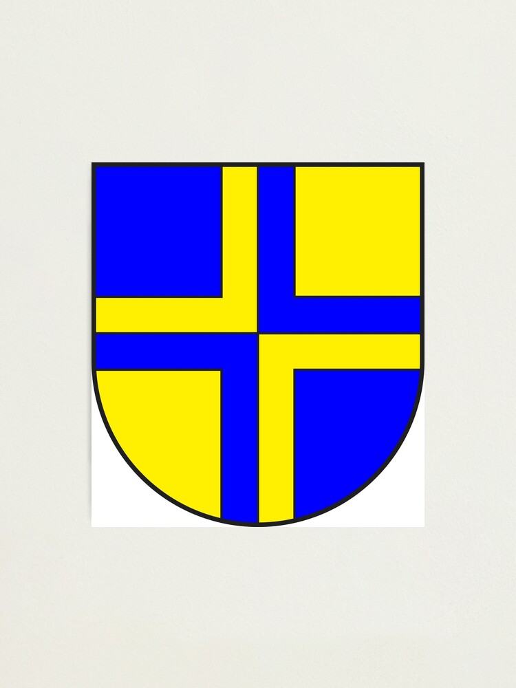 "Davos coat of arms, Switzerland" Photographic Print for Sale by Tonbbo ...