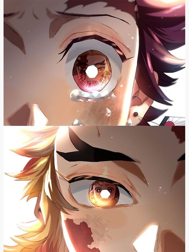 "Demon Slayer / Tanjiro & Rengoku" Art Print for Sale by NeidOne ...