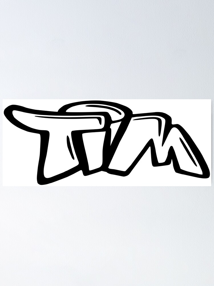 "Tim - Graffiti Name Design" Poster for Sale by NameThatShirt | Redbubble
