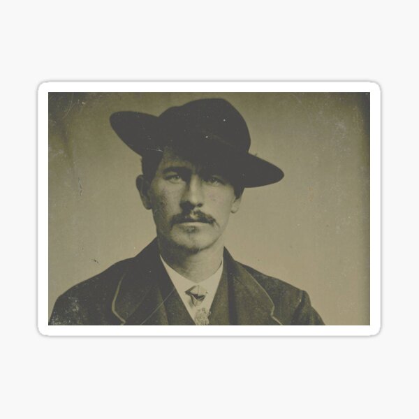 Lawman Wyatt Earp Sticker For Sale By Bla47 Redbubble