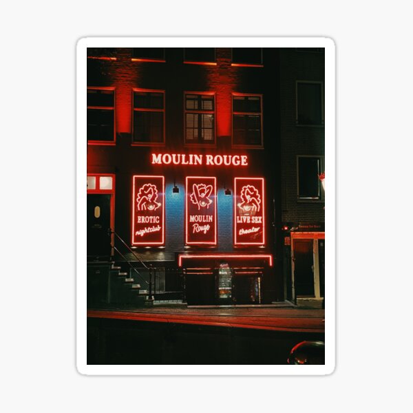 "Red Light District" Sticker for Sale by IlotheDesigner | Redbubble