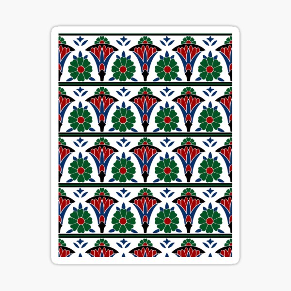 "Traditional patterns " Sticker for Sale by MYWMC | Redbubble