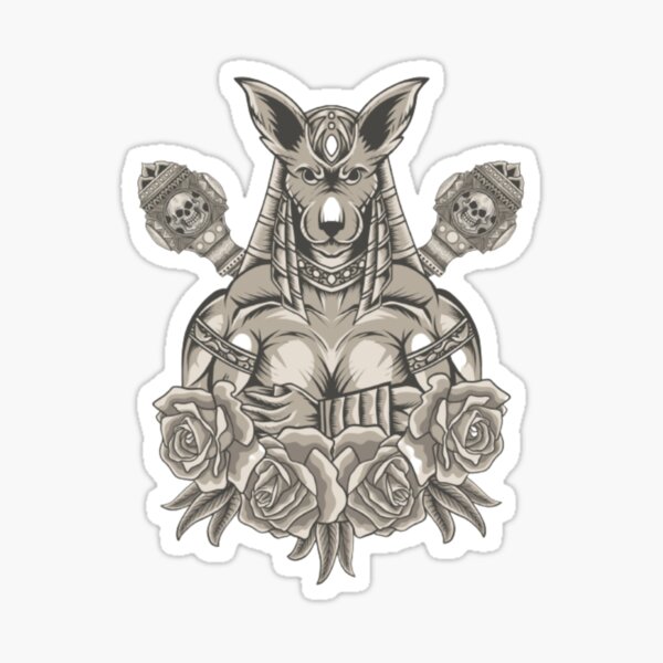"Anubis" Sticker for Sale by LAKAFELA | Redbubble