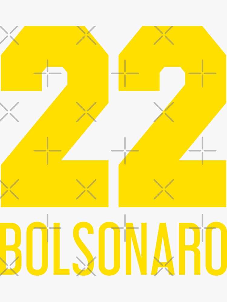 "Bolsonaro 2022 para presidencia do Brasil" Sticker for Sale by ...