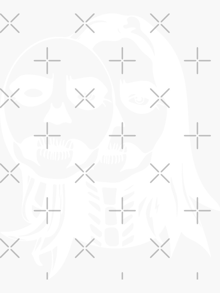 "Lizzy Mcalpine Merch Skull Face" Sticker for Sale by RayessAya | Redbubble