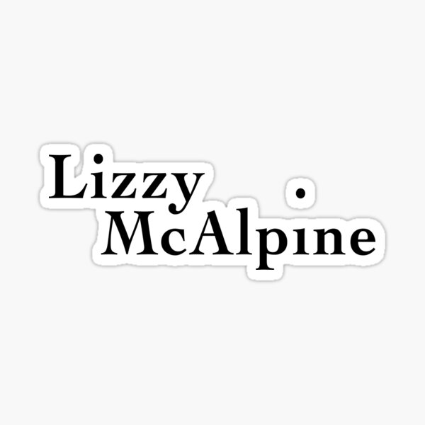 "Lizzy Mcalpine Merch Lizzy Mcalpine Logo" Sticker for Sale by ...