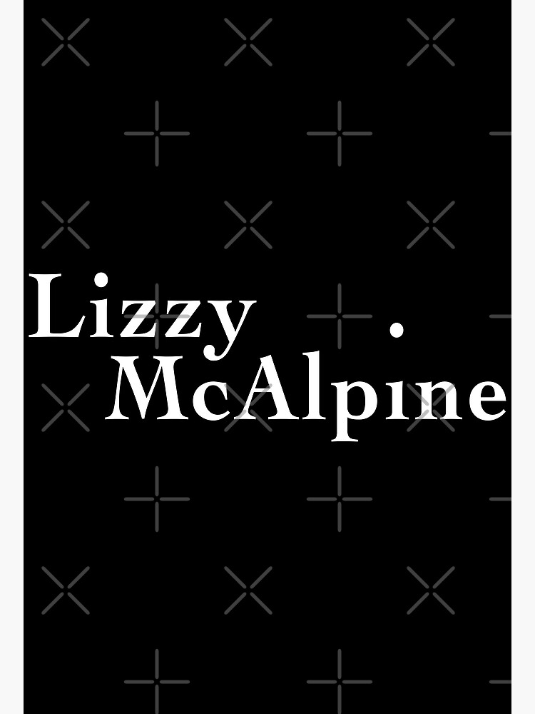 "Lizzy Mcalpine Merch Lizzy Mcalpine Logo" Photographic Print for Sale ...