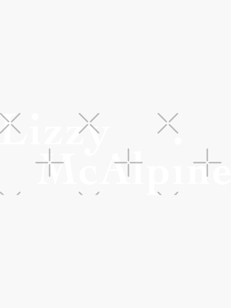 "Lizzy Mcalpine Merch Lizzy Mcalpine Logo" Sticker for Sale by ...