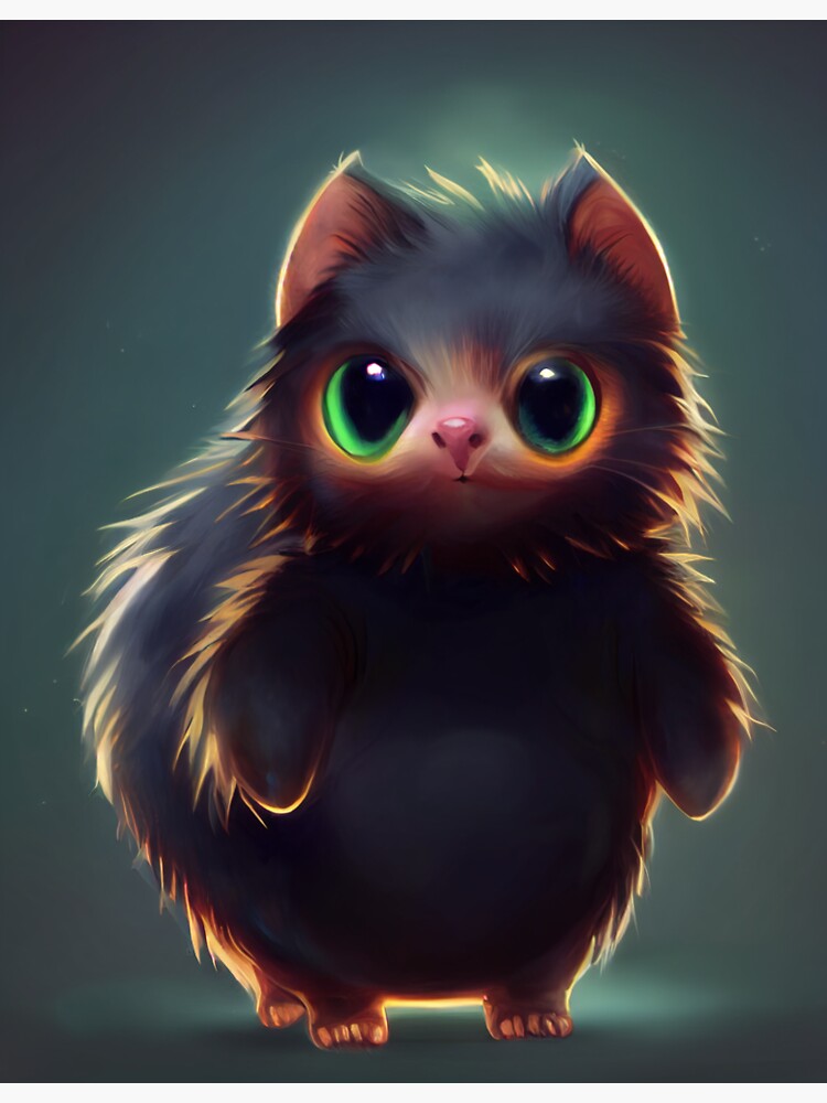 "Magical Beast Cat" Sticker for Sale by GratituteCat | Redbubble