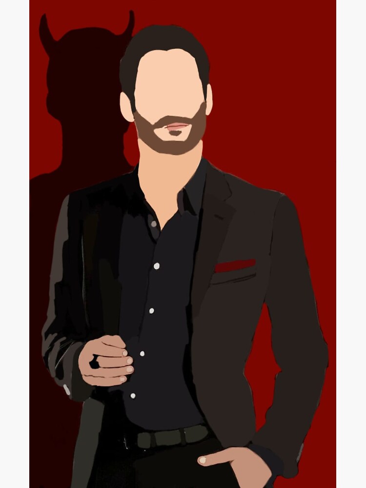 "lucifer" Sticker for Sale by 1adanj1 | Redbubble