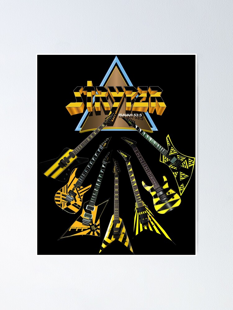 "Stryper - Guitar Collection" Poster for Sale by CoryO | Redbubble
