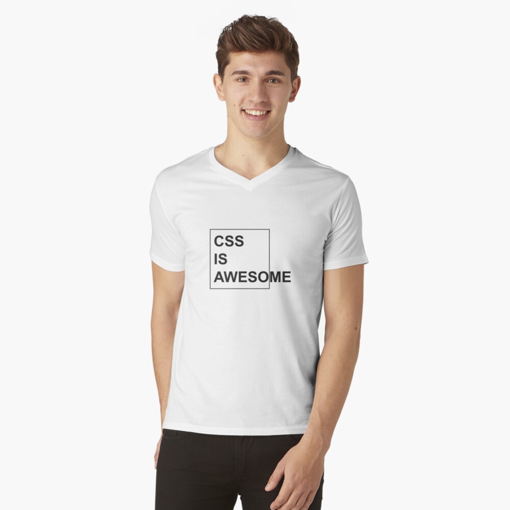 "CSS is Awesome - Funny Programming Jokes - Light Color" Sticker for ...