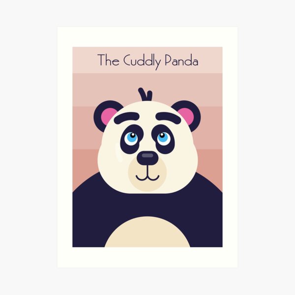 "Cuddly Panda Bear Theme Ideas, Cute Panda with Blue Eyes Prints ...