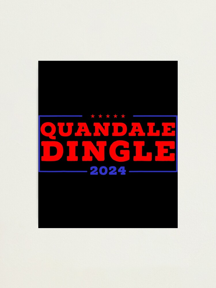 "Quandale Dingle For President USA Patriotic Funny Meme" Photographic ...