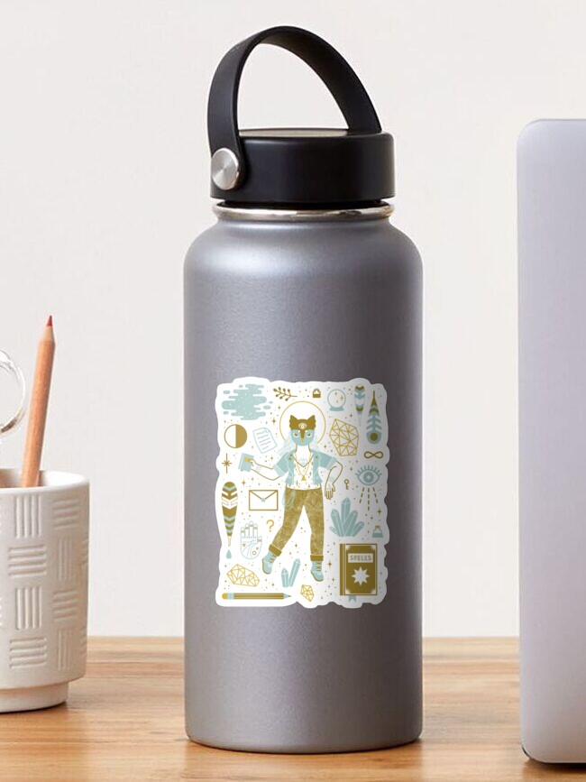 "The Scholar" Sticker for Sale by Camille Chew | Redbubble