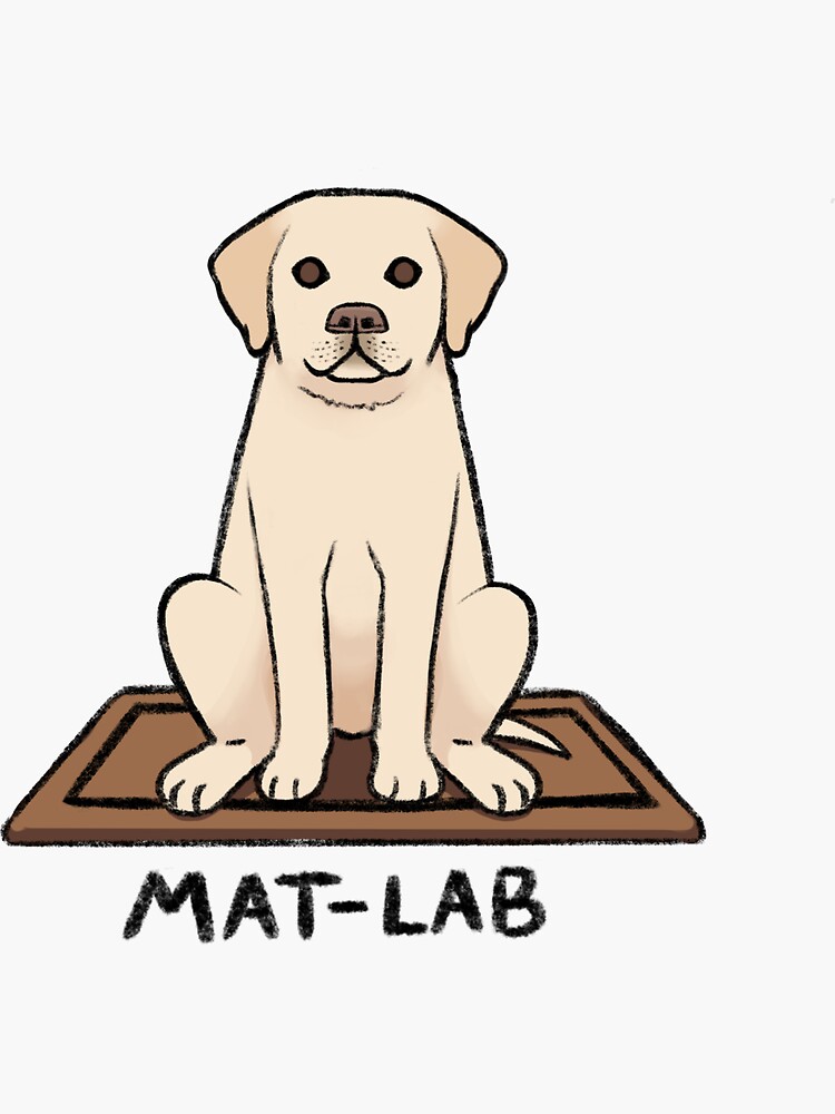 "MATLAB" Sticker for Sale by sammystuff34 | Redbubble