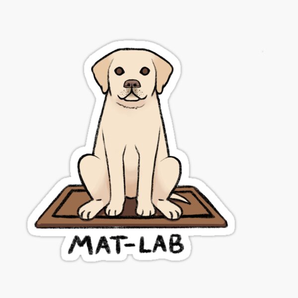 "MATLAB" Sticker for Sale by sammystuff34 | Redbubble